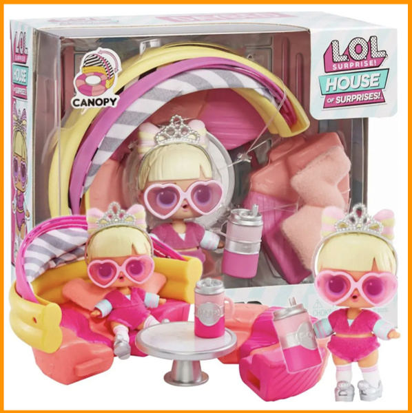 Игровой набор L.O.L. Surprise Furniture LOL Кушетка с куклой Suite ...