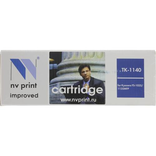 Расходник для печати NV Print TK-1140, Черный (black), для лазерного принтера, совместимый ...