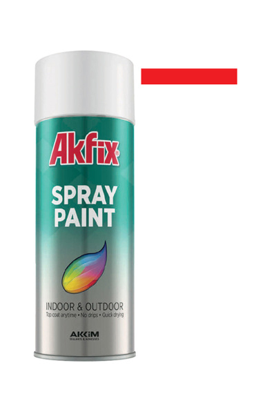 Краска Akfix spray_1 Быстросохнущая, Гладкая, Акриловая, Полуглянцевое ...