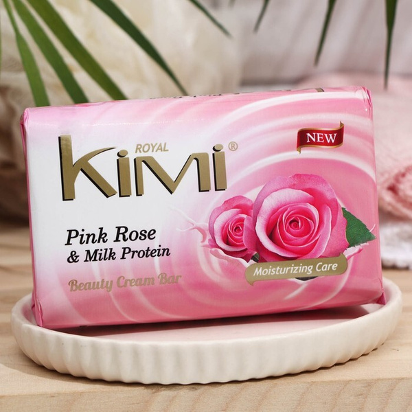 Мыло Royal Kimi "Розовая Роза и молочный протеин", 2 штуки по 175 грамм ...