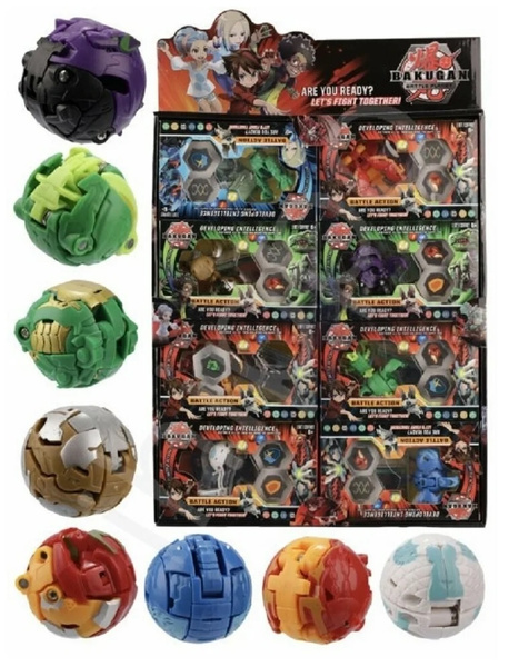 Набор игрушек фигурок Бакуган 8 шт. Игровой набор Bakugan - купить с ...