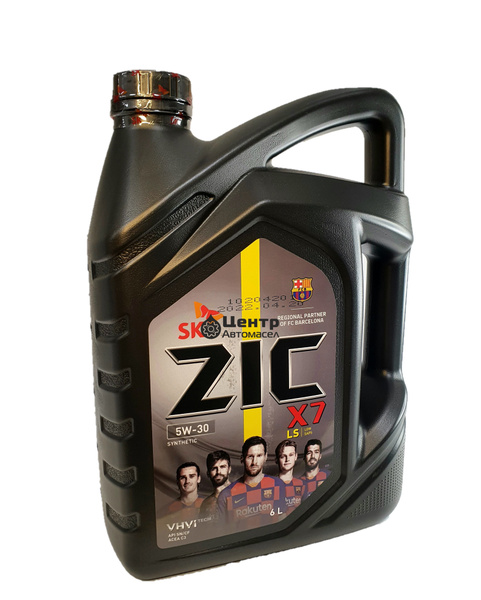 Характеристики ZIC X7 LS 5W-30 Масло моторное, Синтетическое, 6 л ...
