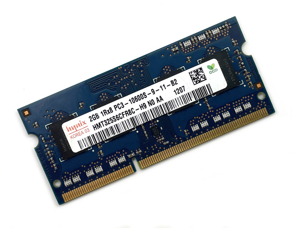 Модуль оперативной памяти Hynix 2 ГБ DDR3 PC10600 1333 MHz CL 9 (HMT325S6CFR8C-H9) купить c ...