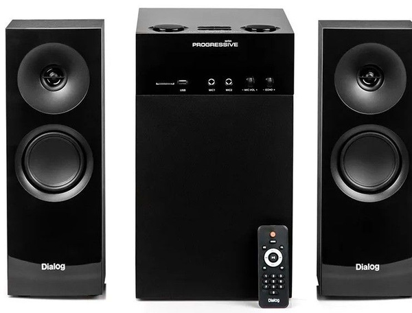 Акустические колонки Dialog Progressive AP-250,черный - купить с ...
