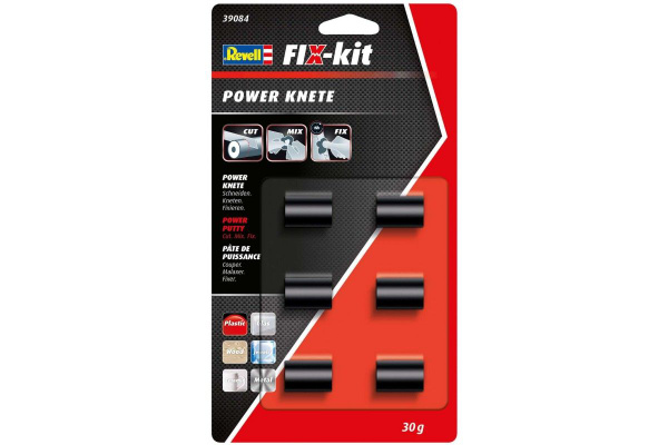 39084 Revell Шпатлевка Fix-kit power putty, 30 г. - купить с доставкой ...