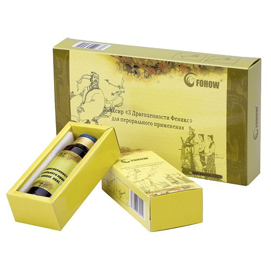Биологически активная добавка к пище "Эликсир "3 Драгоценности Феникс" ("Fohow Sanbao Oral ...