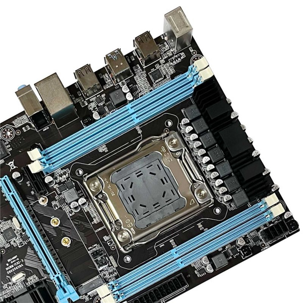 Материнская плата X79 + кабель SATA + перегородка + кронштейн LGA2011 M ...