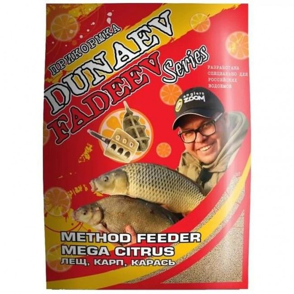Характеристики Прикормка "DUNAEV-FADEEV" 1кг Feeder Method Mega Citrus (Мега Цитрус) подробное ...