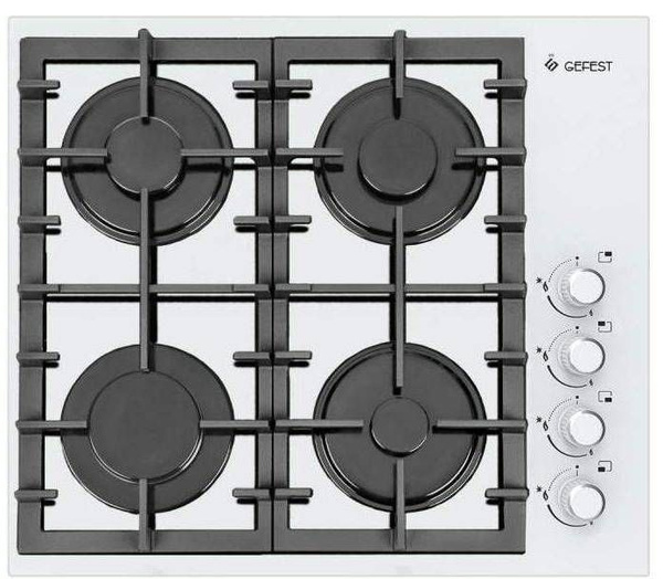 Газовая варочная панель GEFEST СВН 2230 К12, закаленное стекло, мощность: 7500 Вт ...