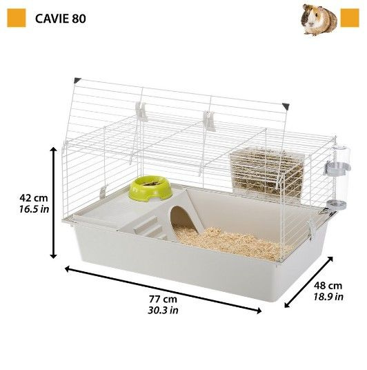 Клетка CAVIE 80 для кроликов и морских свинок - купить с доставкой по ...