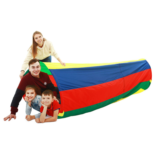 Туннель для эстафет , длина 3 м , диаметр 90 см , 2 кольца , цвет в ...