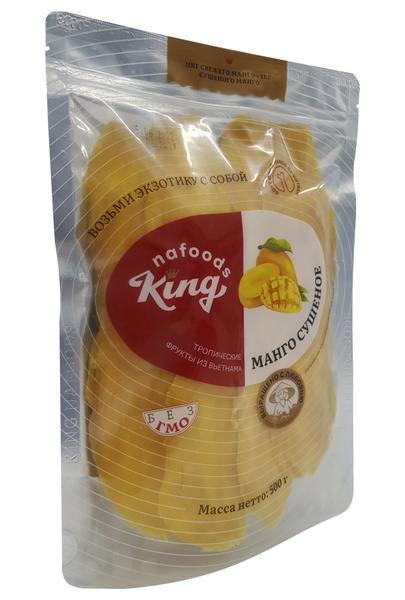 Манго, сушеное манго без сахара EcoFood, "King", 500гр. Вьетнам ...