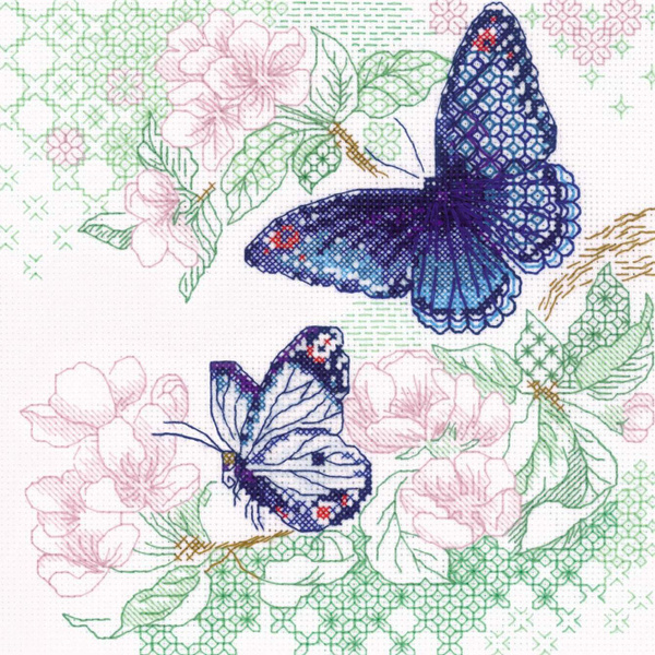 Набор вышивка крестиком "Легкость весны" / Riolis 1946 Сотвори сама / 20 х 20 см - купить с ...