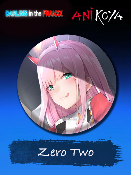 Значки аниме на рюкзак Милый во Франксе Zero Two 37 мм AniKoya мерч - купить с доставкой по ...