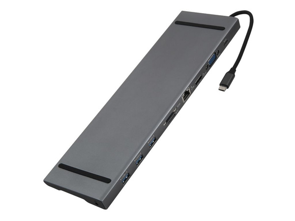 Адаптер Red Line Multiport Adapter Type C 10 In 1 Grey УТ000031226 купить с доставкой по