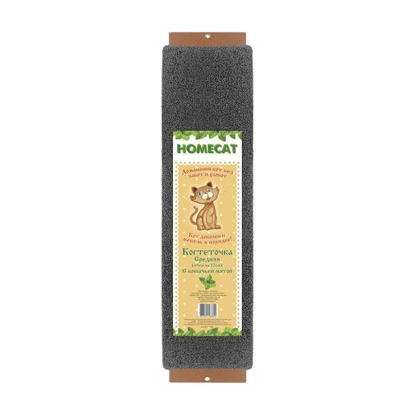 Homecat когтеточка с кошачьей мятой средняя, 65х12 см - купить с ...