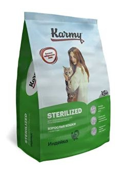 Karmy Sterilized (Карми Стерилайзд) Индейка 1,5 кг для стерилизованных ...