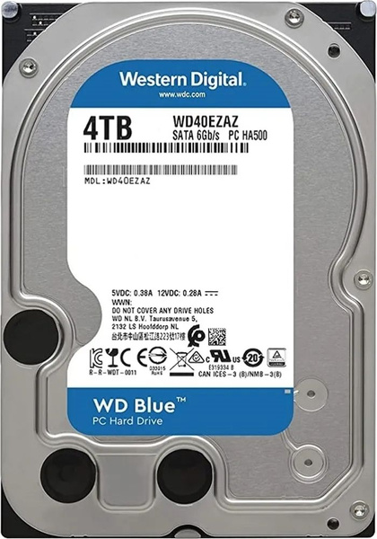 4 ТБ Внутренний жесткий диск Western Digital Blue (WD40EZAZ) - купить ...
