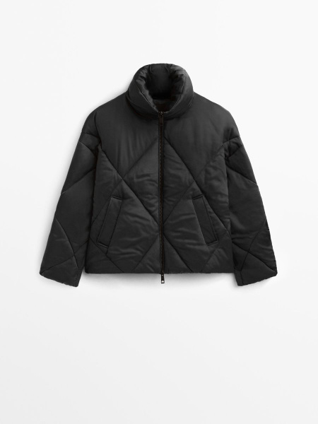 Куртка Massimo Dutti ESS Bulky Jacket - купить с доставкой по выгодным ...