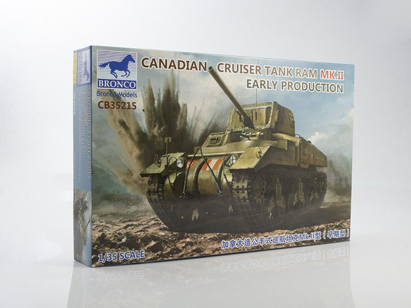 Сборная модель танка Bronco Models Танк Canadian Cruiser Tank Ram MK.II ...