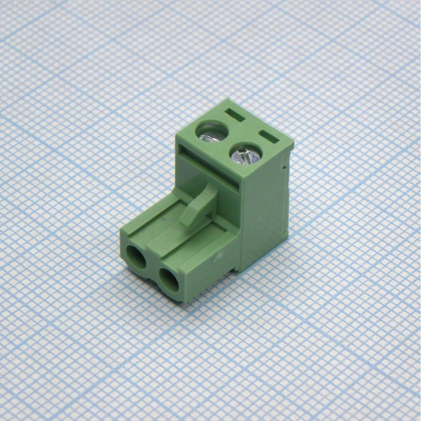 10шт. клеммник разъемный 5.08мм, 2конт, 15а, 300в, угловой, ответная часть к 2EDGV/R, 2EDGK-5.08 ...