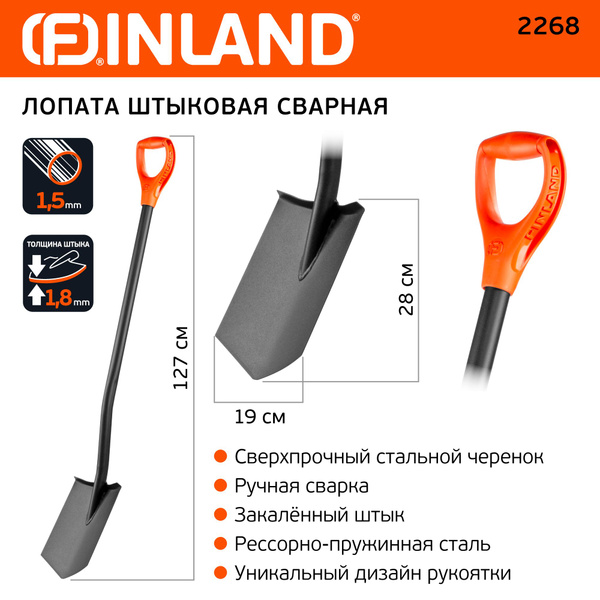 Лопата штыковая сварная FINLAND 2268 купить на OZON по низкой цене ...