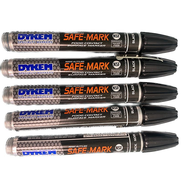 Safe Mark Комплект маркеров с пищевым допуском (5 шт.) - купить с ...