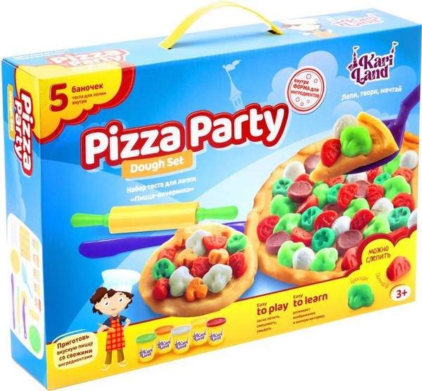 Набор для лепки "Пицца-вечеринка" 3208 Kari Land - купить с доставкой ...