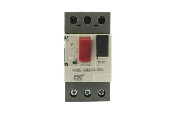 Автомат защиты двигателя ESQ MMS32M 0032 24-32A AC400 415V 6kA ...