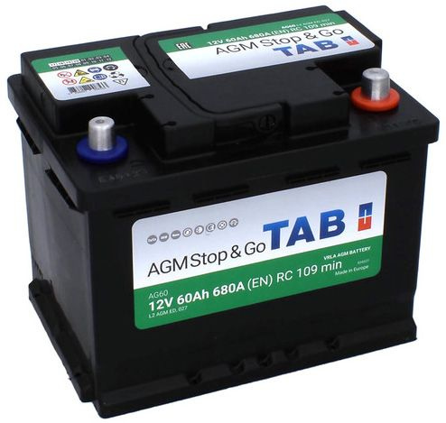 Аккумулятор автомобильный TAB AGM купить по выгодной цене в интернет ...