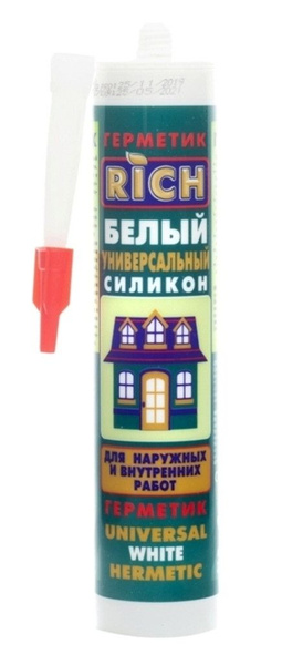RICH Герметик универсальный белый 280 мл купить на OZON по низкой цене ...
