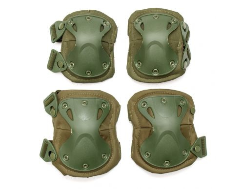 Комплект наколенников и налокотников X-SWAT (Olive) с замком - купить с ...