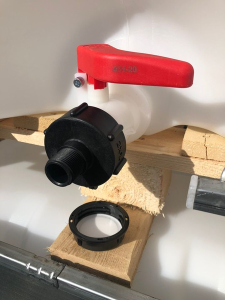 Переходник на Еврокуб с крупной резьбой 62мм - 3/4 NR - купить по ...