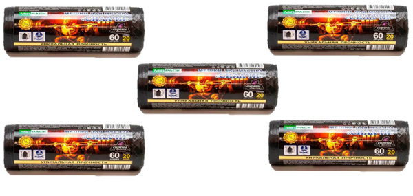 Мешки для мусора MirPack 60 л, 25мкм, 100 шт - купить с доставкой по выгодным ценам в интернет ...