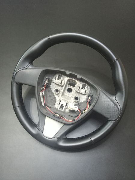 Оплетка на руль для автомобиля Renault Logan2 (Рено Логан 2).Сшита из ...
