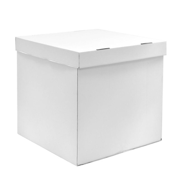 Коробка "Сюрприз" Белый/70*70*70 см/1 шт. - купить по выгодной цене в интернет-магазине OZON ...