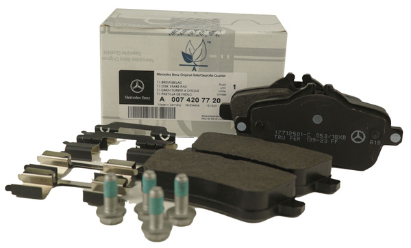 Колодки тормозные Mercedes-Benz A0074207720 Задние - купить по низким ...