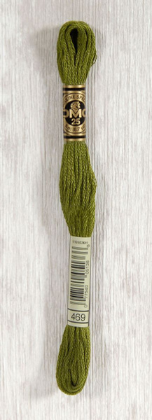 Набор ниток мулине DMC 100% хлопок 8 м 3 цвета 469+958+3023 - Цвет ...