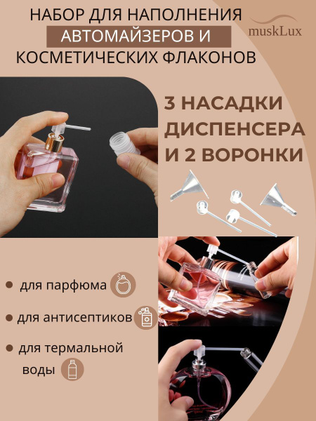 Спрей насадка для перелива духов купить на OZON по низкой цене (892768944)