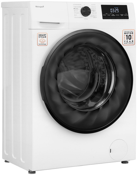 Стиральная машина Weissgauff WM 4657 Inverter Steam, белый - купить по ...