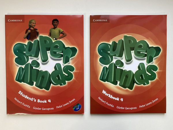 Super Minds 4, Student's Book, Workbook + CD ( учебник, раб.тетрадь и диск ) - купить с ...