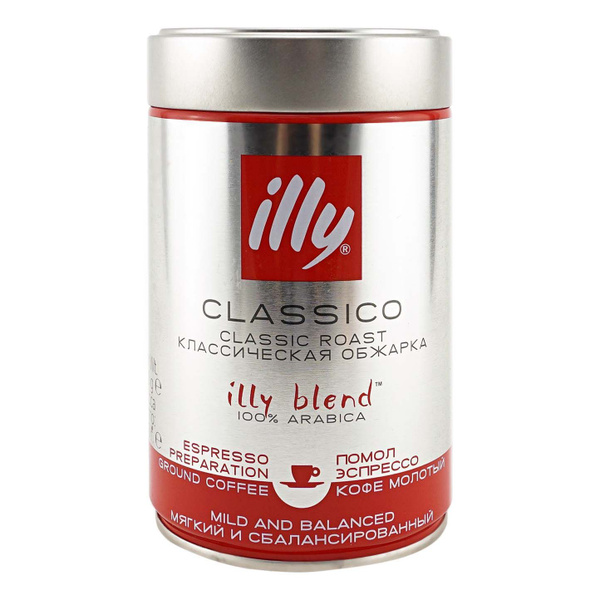 Кофе Illy Espresso молотый 250 г - купить с доставкой по выгодным ценам ...
