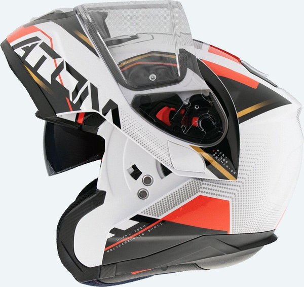 Шлем для мотоциклистов MT ATOM SV OPENED B5 Gloss Pearl Red L модуляр ...