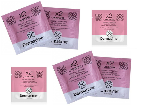 Салфетки для пилинга DERMATIME ACIDCURE PEELING TOWELETTE 6 шт - купить ...