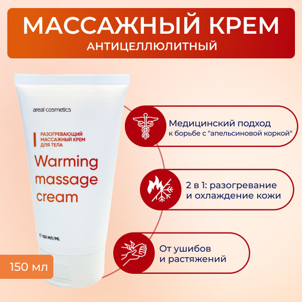 Крем антицеллюлитный массажный разогревающий для тела Areal Cosmetics ...