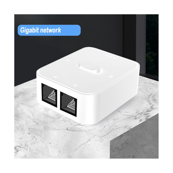 2 порта RJ45 LAN CAT6 Switch Выбор 1000 Мбит/с 2 1 Out /1 2 Out 2 1 ...