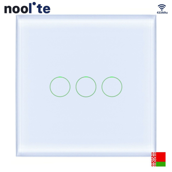 Пульт настенный nooLite сенсорный PG-311 белый стекло - купить с доставкой по выгодным ценам в ...