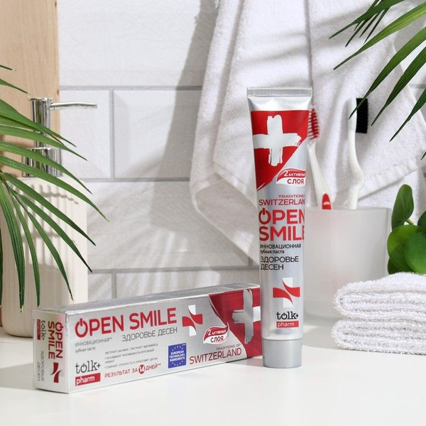 Зубная паста TOLK Traditions Of Switzerland Open Smile, 100 мл - купить ...