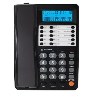 Телефон проводной RITMIX RT-495 BLACK - купить с доставкой по выгодным ценам в интернет-магазине ...