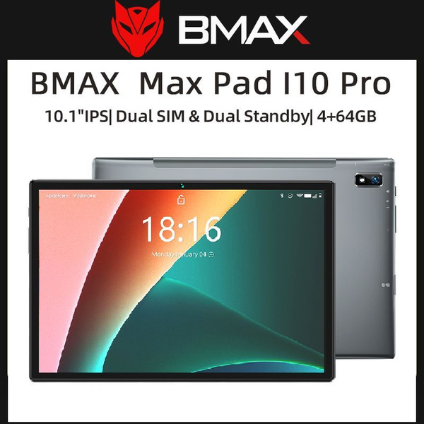 Купить планшет BMAX MaxPad I10 Pro,10.1'',Full HD IPS экран 1920x1200,4+64GB,Android 11,4G LTE ...